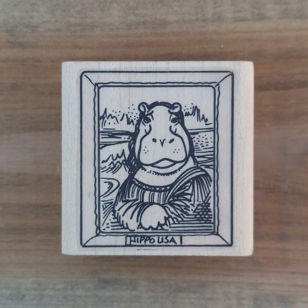 Hippo Stamp - Etsy