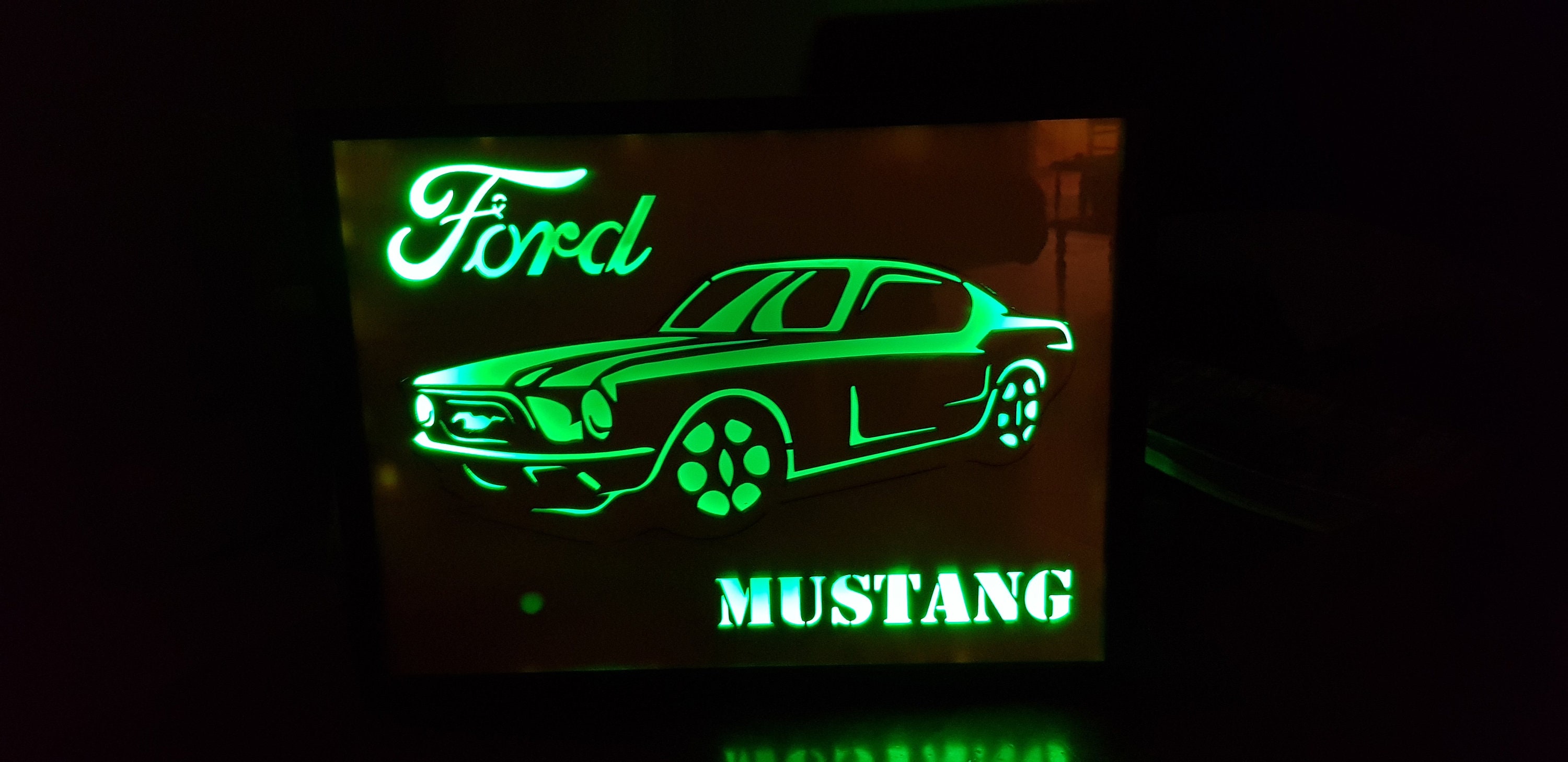 FORD MUSTANG DXF File Dxf/png/ai/ Svg for Laser Cutting Cnc Plasma ...