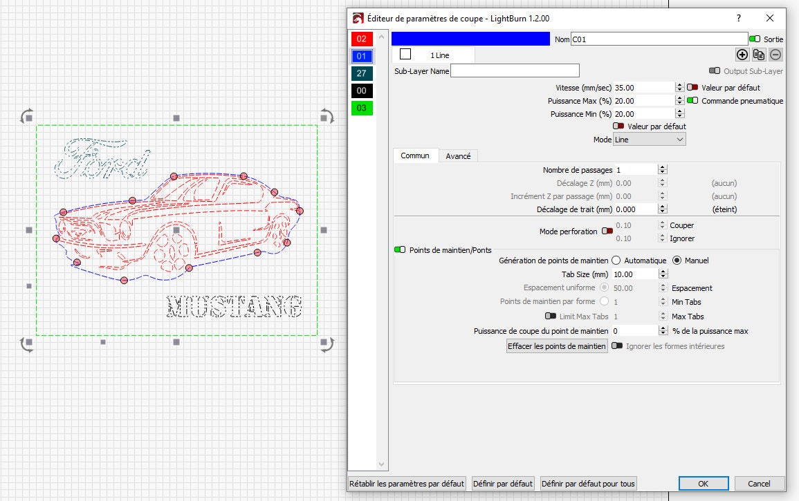 FORD MUSTANG DXF File Dxf/png/ai/ Svg for Laser Cutting Cnc Plasma ...