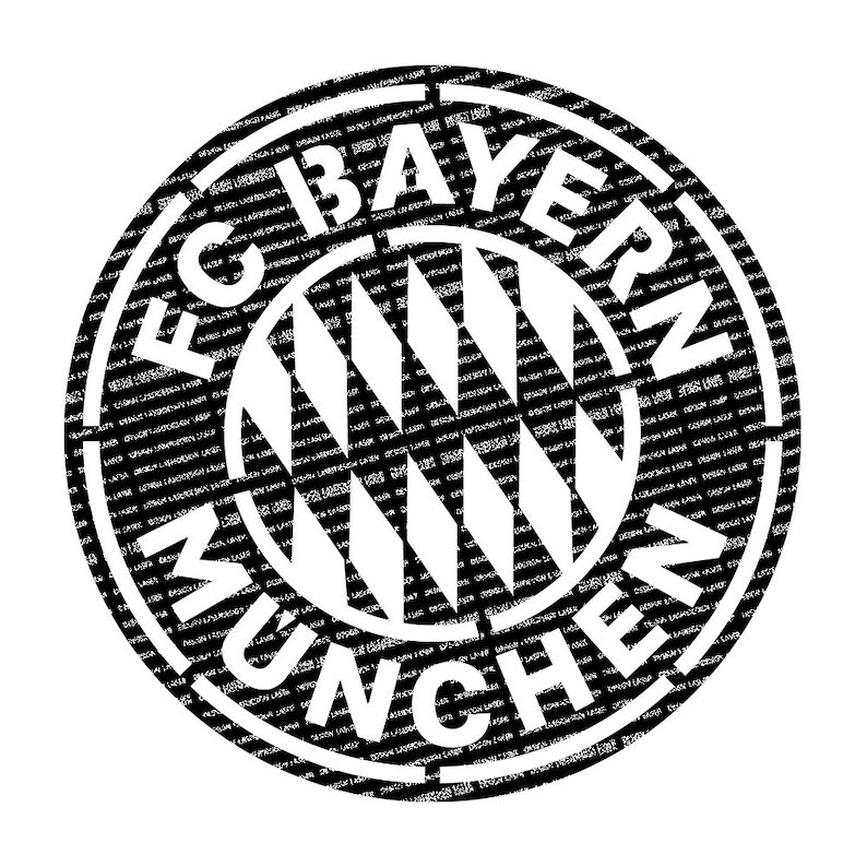 DXF Logo File - Bayern Munich - Dxf/png/pdf/svg for Laser Cutting - Cnc ...