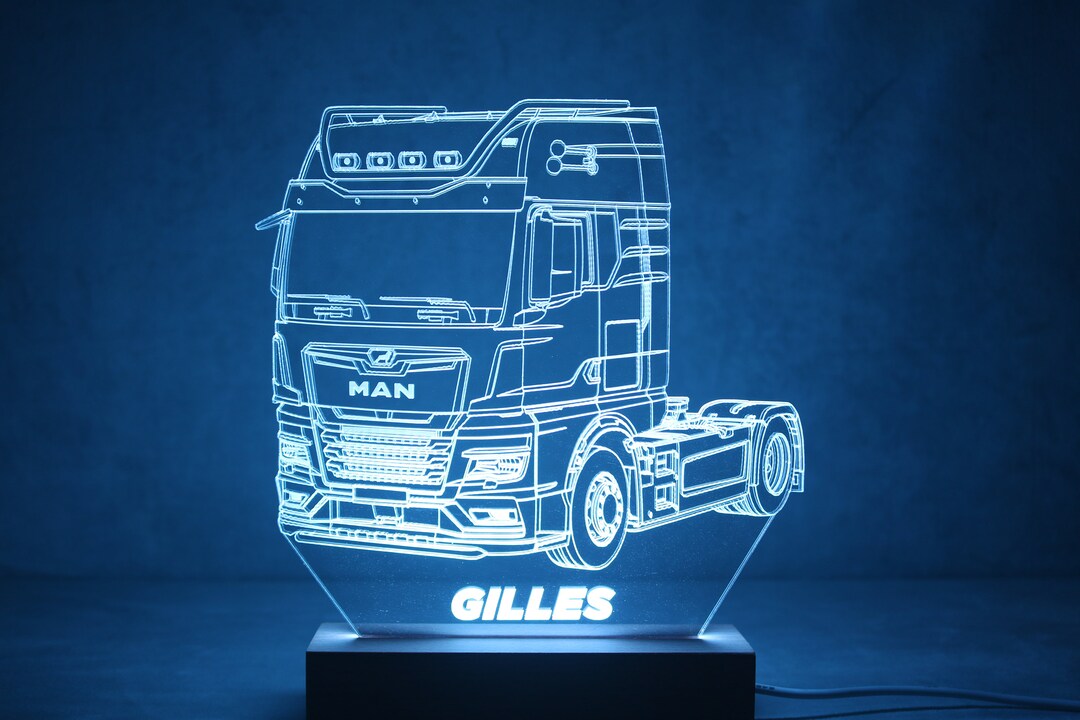 MAN TGX Truck Led Lamp MAN Truck Night Light Road Gift - Etsy UK