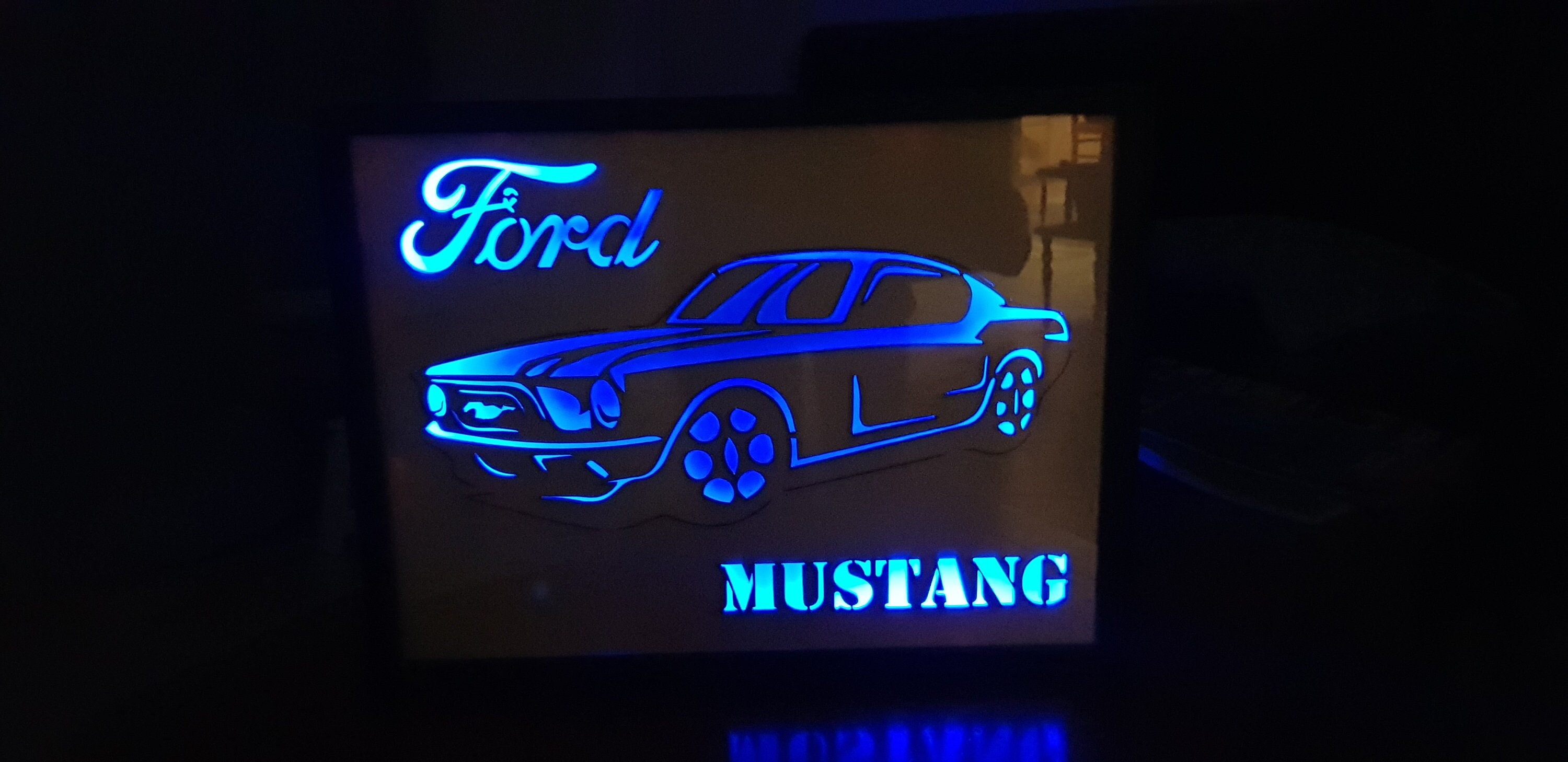 FORD MUSTANG DXF File Dxf/png/ai/ Svg for Laser Cutting Cnc Plasma ...