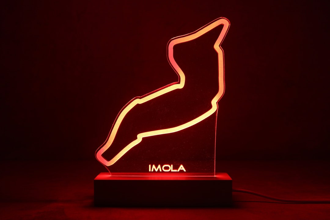 IMOLA Circuit LED Lamp Formula 1 Decoration Formula 1 Grand Prix F1 ...