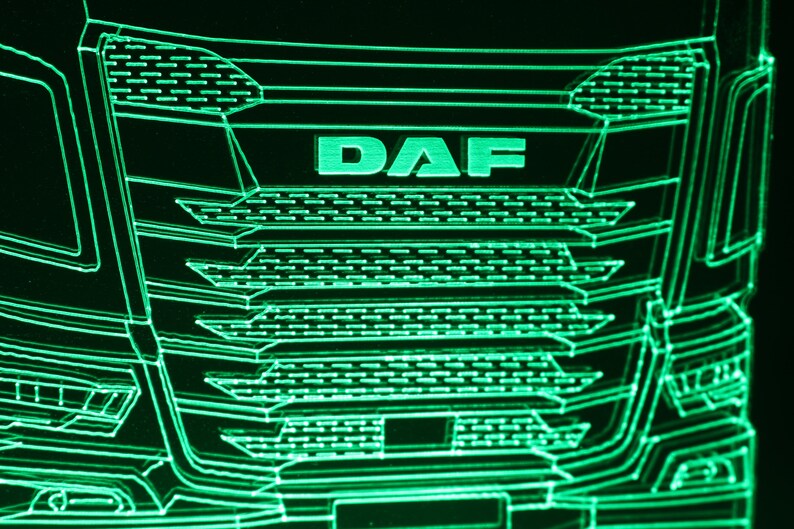 Personalized DAF XG Truck Night Light With LED Truck Night Light Desk ...