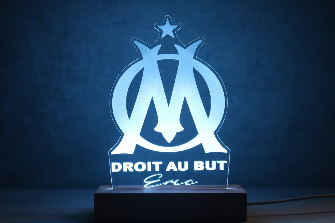 Personalized Marseille Olympic LED Lamp RGB 7 Colors OM Lamp Marseille ...