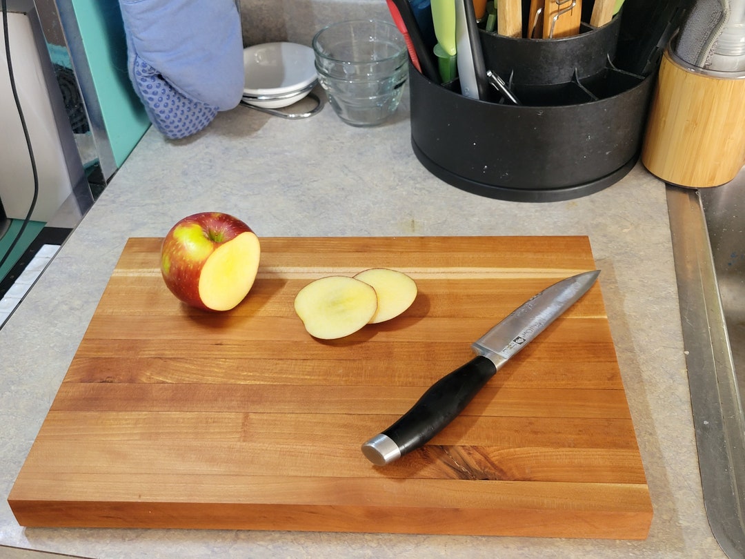 Handmade Cherry Wood Butcher Block - Etsy