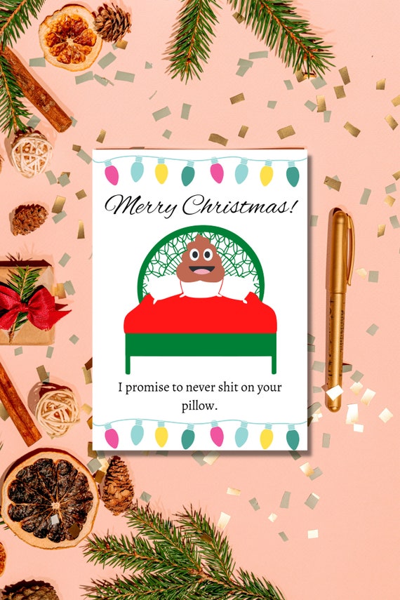 Funny Printable Christmas Card Inappropriate Christmas Card - Etsy