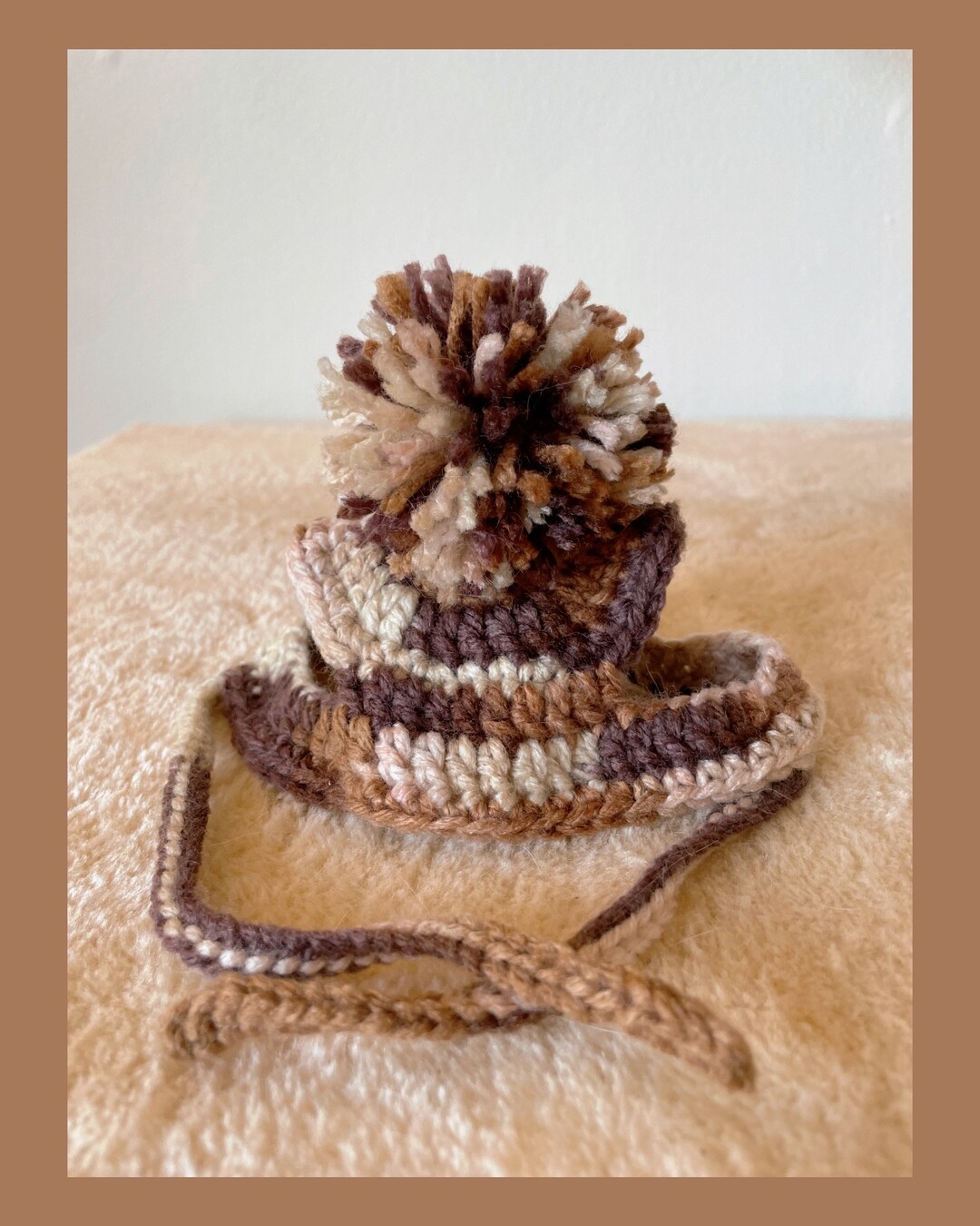 Crochet Cat Hat, Crocheted Pet Hat With Pompom, Pet Dickey, for Dog/cat ...