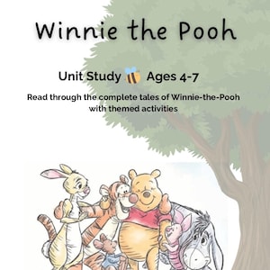 Chapter 1 Winnie the Pooh Unit Study - Etsy
