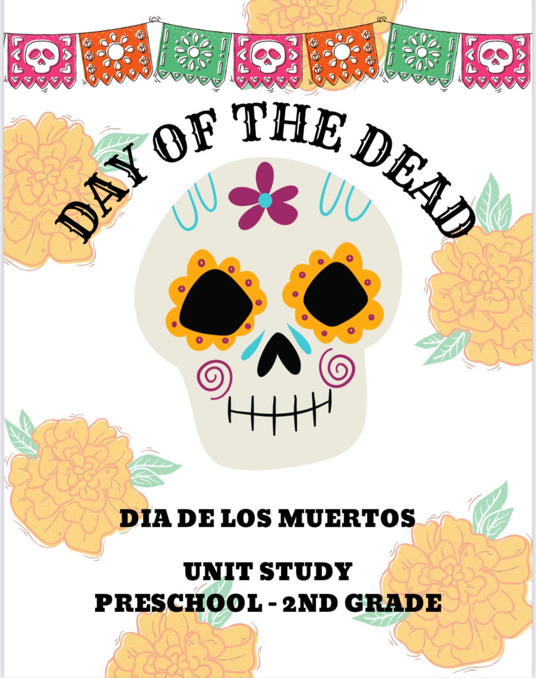 Day of the Dead Unit Study (preschool-second Grade) - Etsy
