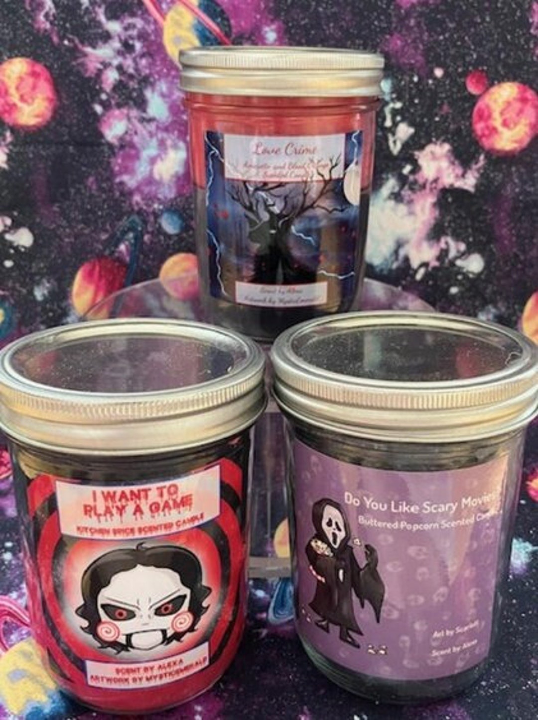 Spooky Horror Candles Fandom Handmade Soy Wax - Etsy