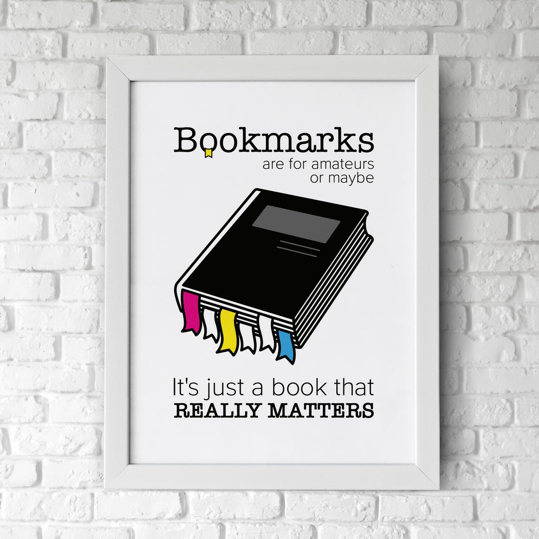Reading & Book Lovers - Printable Poster - Humorous Wall Art for Book ...