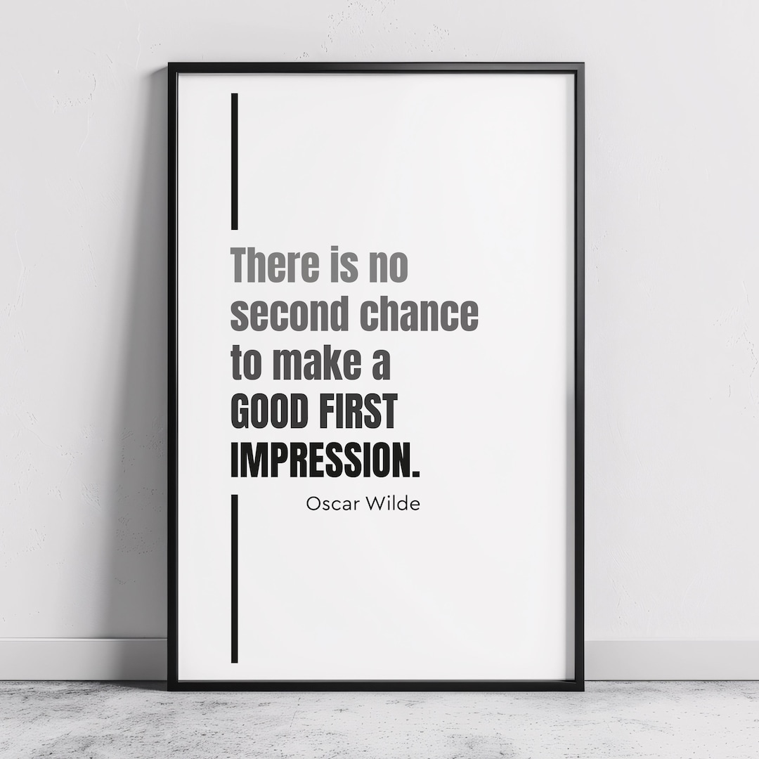 Motivational Quote Poster - Oscar Wilde - Minimalist Printable Wall Art ...