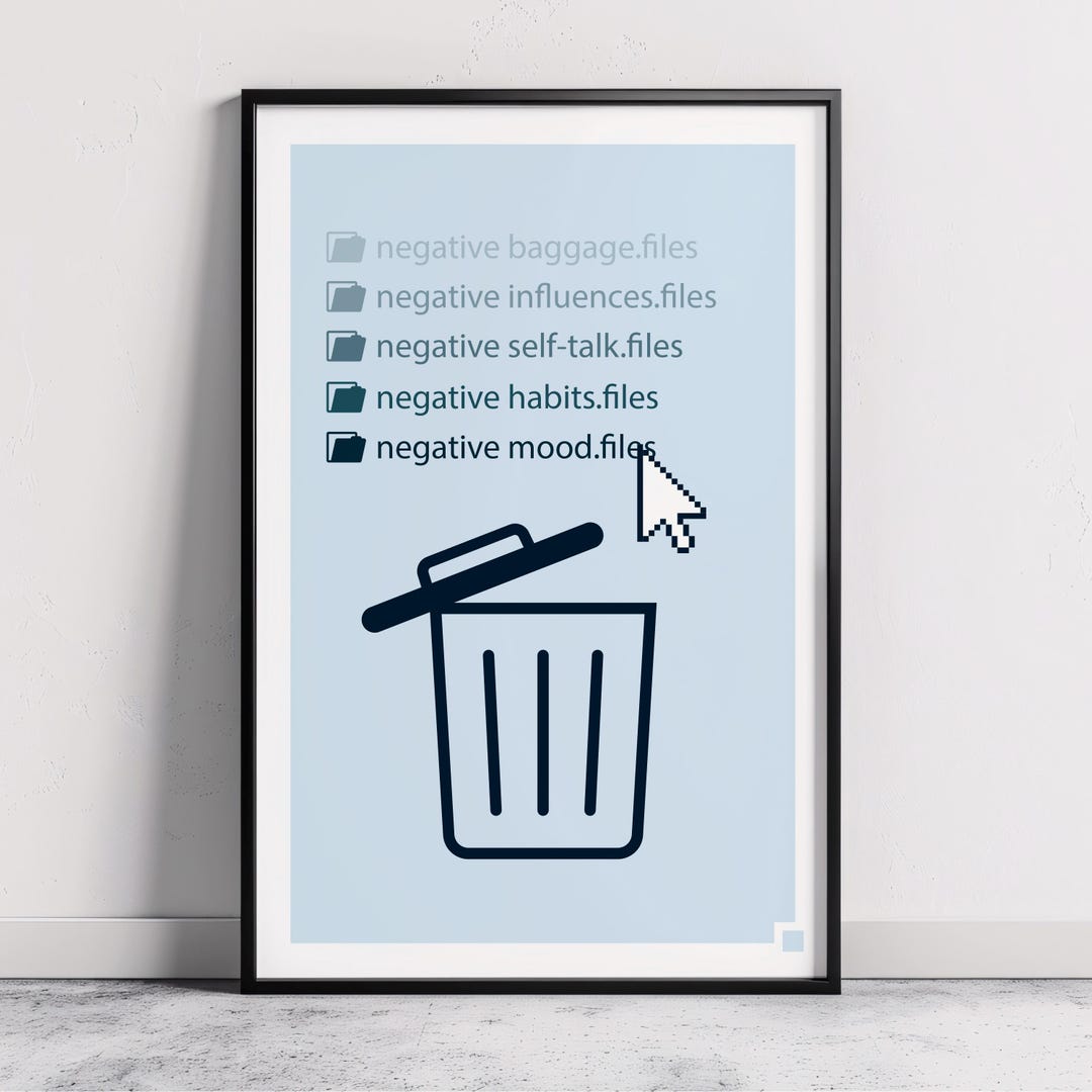 Irony Meets Motivation - Digital Poster to Banish Negativity ...