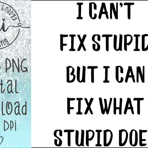 Fix Stupid - Etsy