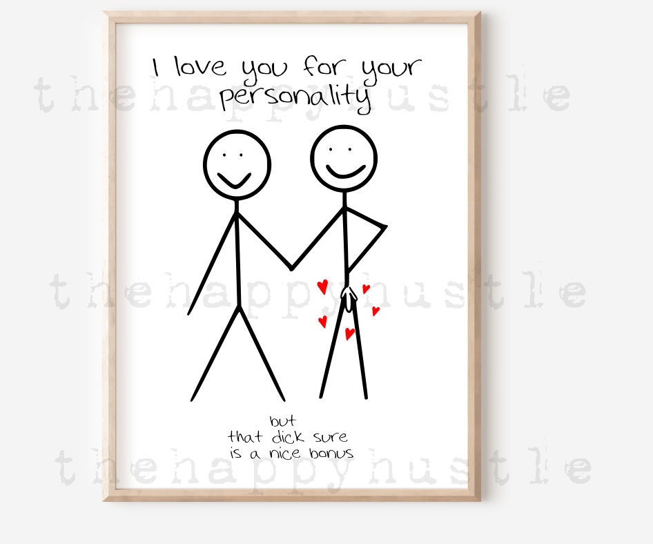Funny Valentine's Png, DIY Gift, Dirty Anniversary File, Naughty ...