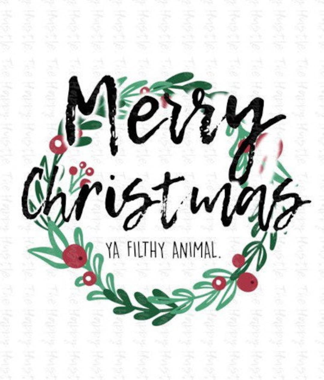 Merry Christmas Ya Filthy Animal PNG Funny Home Alone Sublimation ...