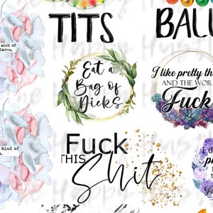 43 Naughty Offensive PNG Designs for Sublimation Dirty Adult Humor ...