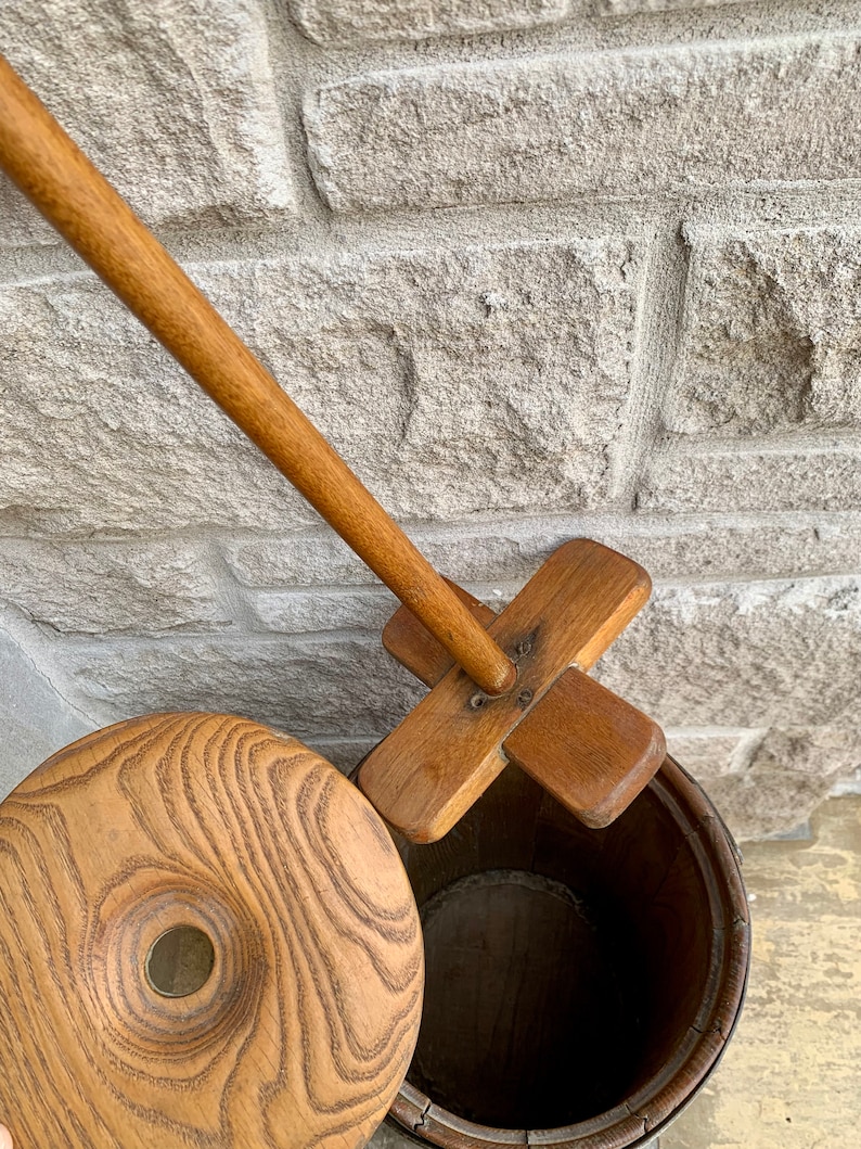 Antique Butter Churn Wooden Butter Churn Farmhouse Kitchen - Etsy
