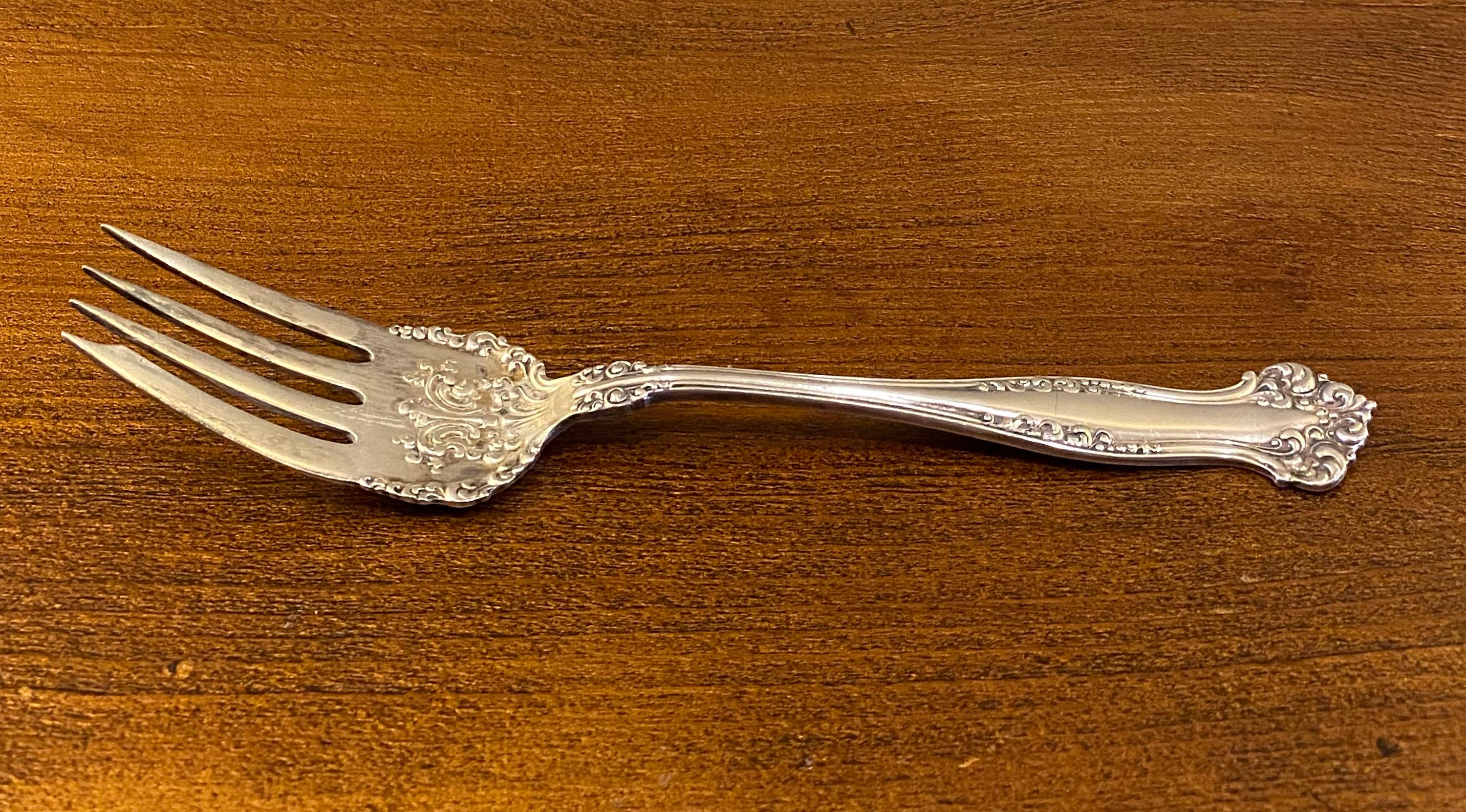 Vintage 1847 Rogers Bros Silver Serving Fork - Etsy