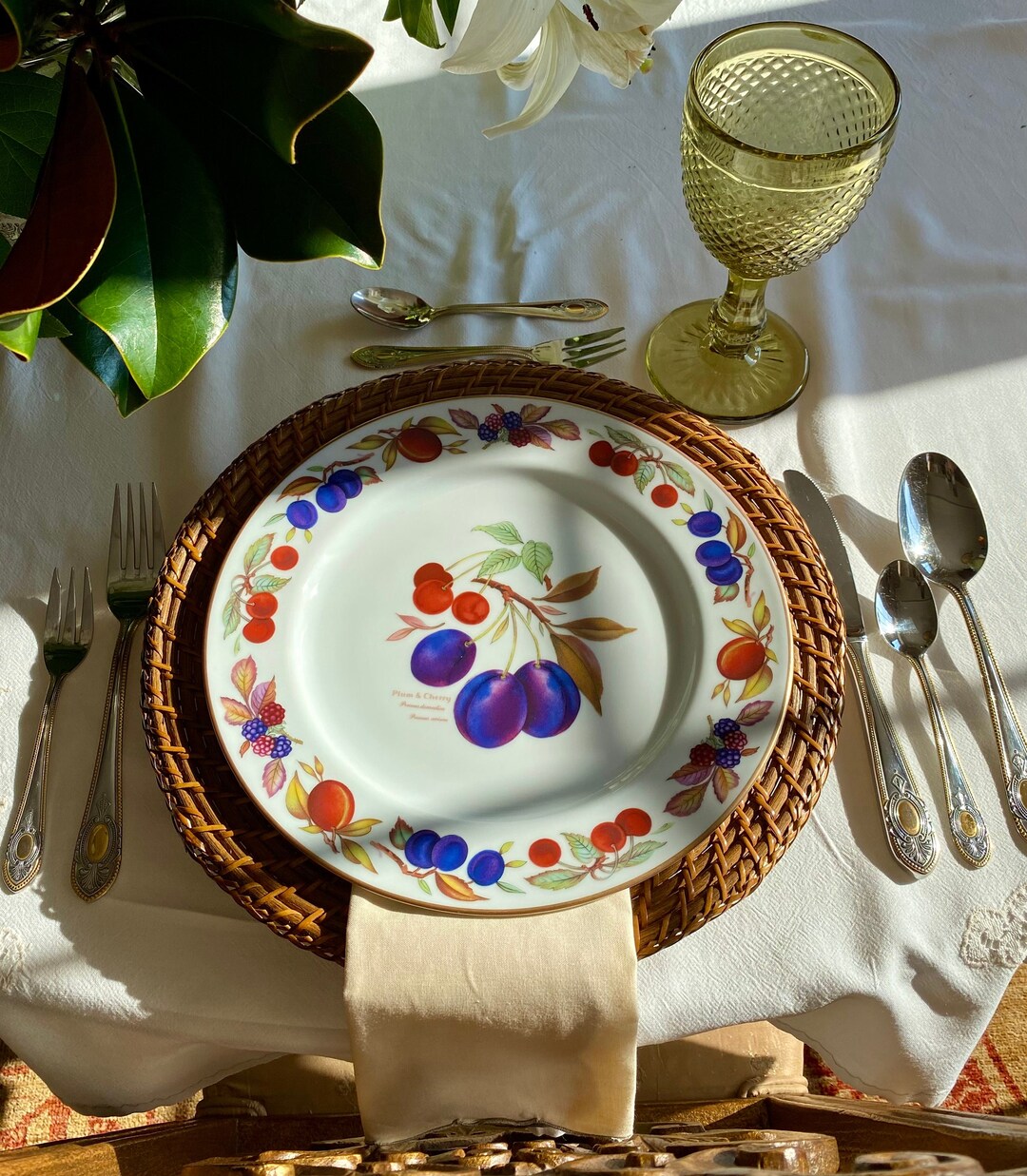 Royal Worcester Evesham Plates - 2 Pieces - Etsy