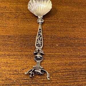 Vintage Collectible Silver 800 Spoon, Made in Italy, Classy With Cupid ...