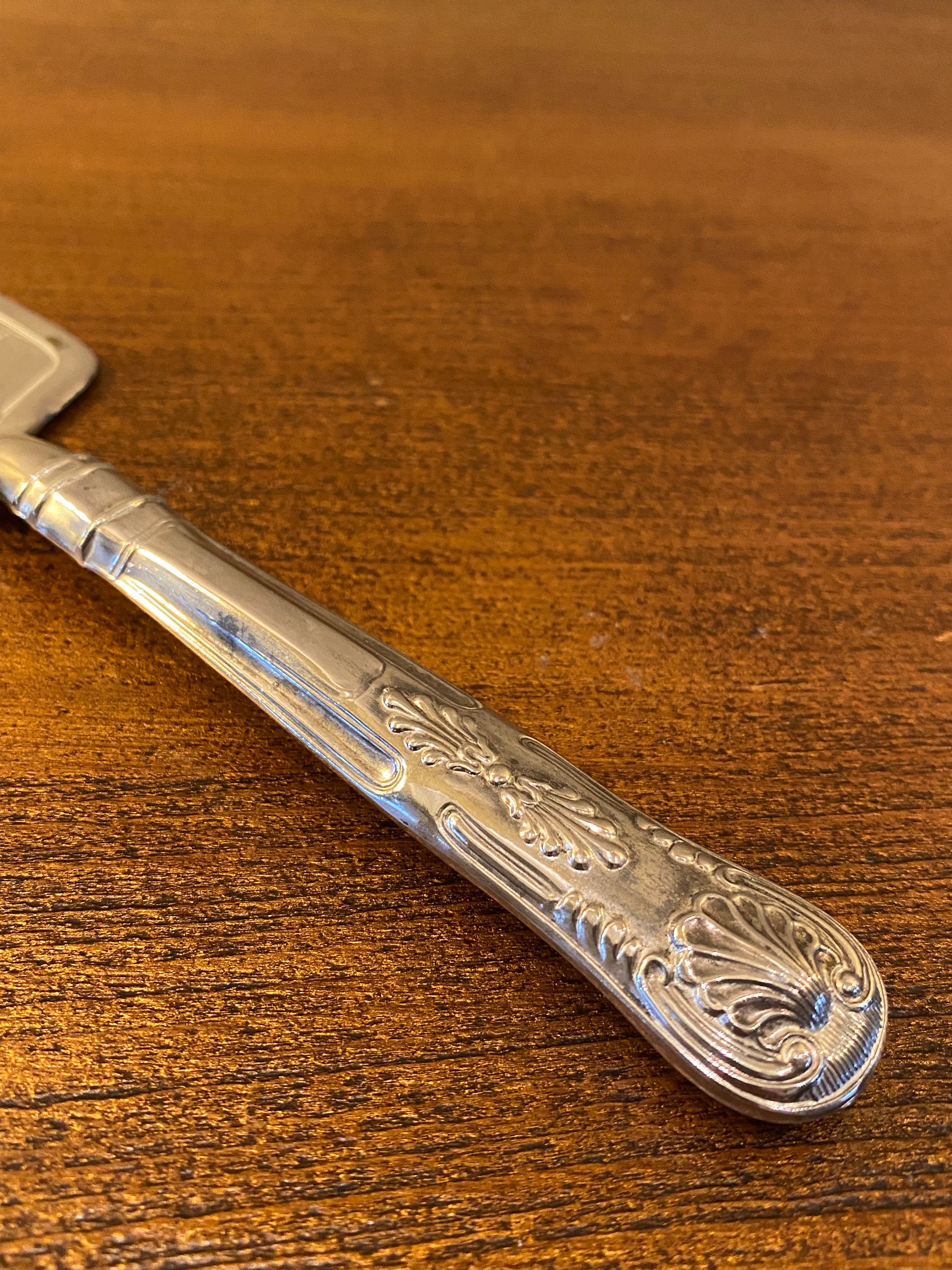 Mayell Silver Plated Floral Design Cake Server Made in England - Etsy