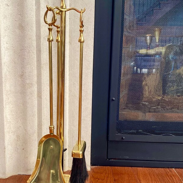 Fireplace Tool Set - Etsy