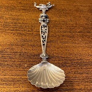 Vintage Collectible Silver 800 Spoon, Made in Italy, Classy With Cupid ...