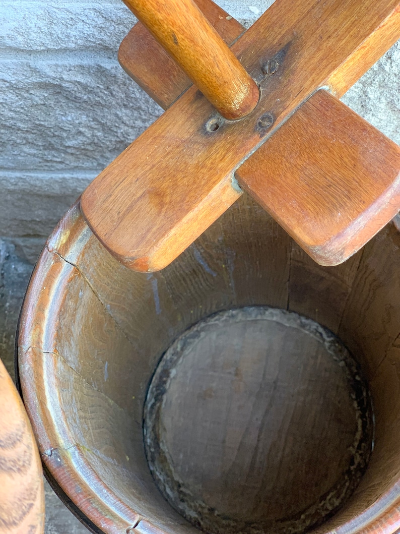 Antique Butter Churn Wooden Butter Churn Farmhouse Kitchen - Etsy
