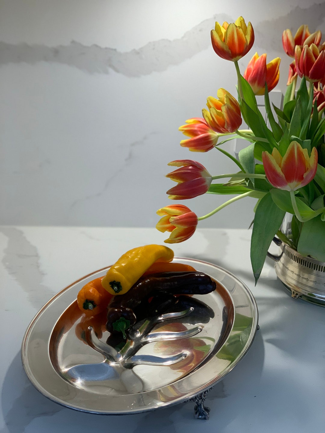 Viking Silver Plated Turkey and Meat Serving Platter - Etsy