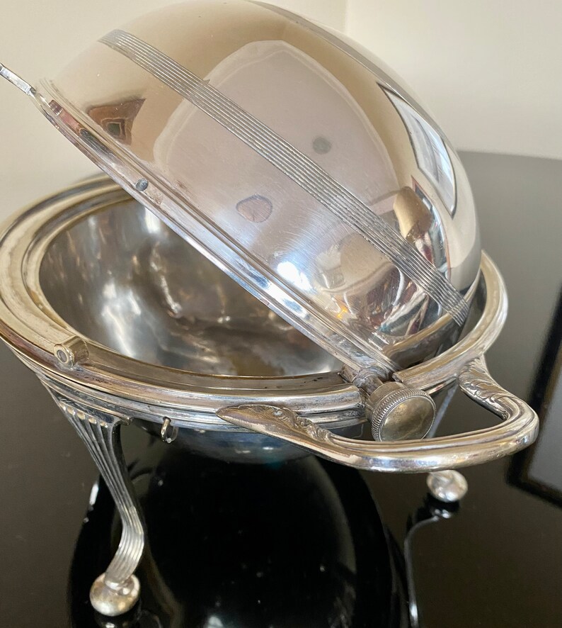 Victorian Silver Plate Domes Revolving Lid Food Serving Dish - Etsy