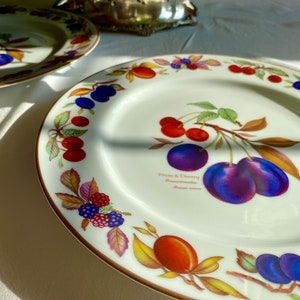 Royal Worcester Evesham Plates - 2 Pieces - Etsy