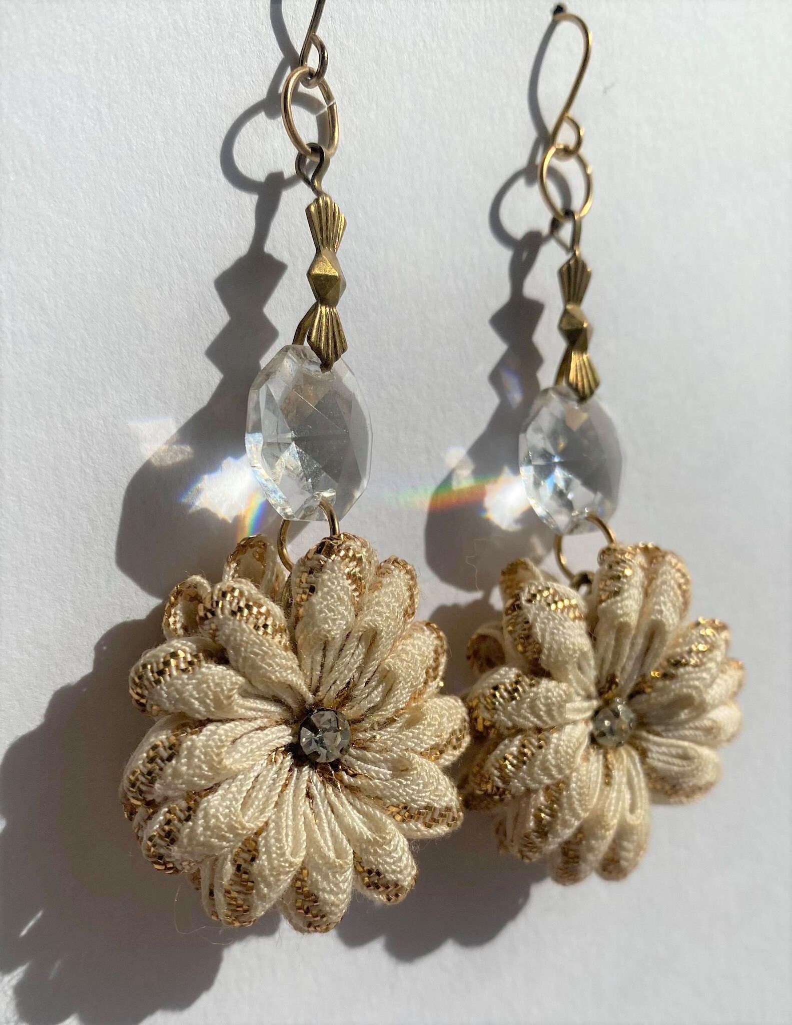 Golden Flowers - Etsy