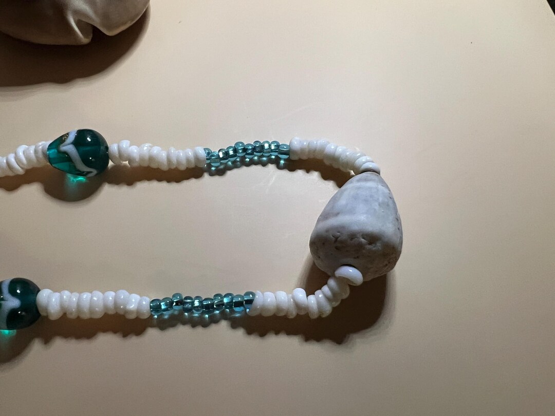 Hawaiian Cone Shell and Puka Shells With Glass Beads - Etsy