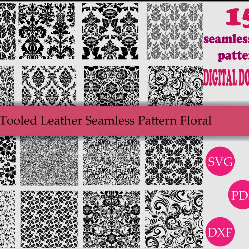 Tooled Leather Svg - Etsy