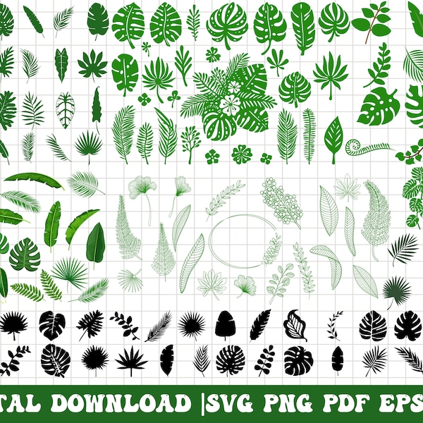 Tropical Svg - Etsy