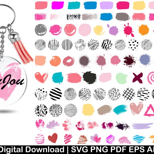 Paint Brush Strokes SVG Bookmark SVG Hand Drawn Stroke SVG - Etsy