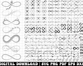 Infinity Symbol SVG, Infinity PNG Bundle, Infinity Clipart, Infinity ...