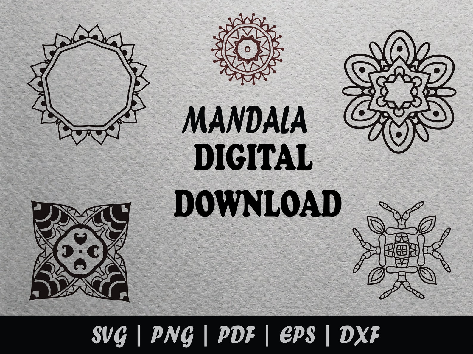 100 Mandala Svg Mandala Flowermandalas Svg Bundle Mandala - Etsy