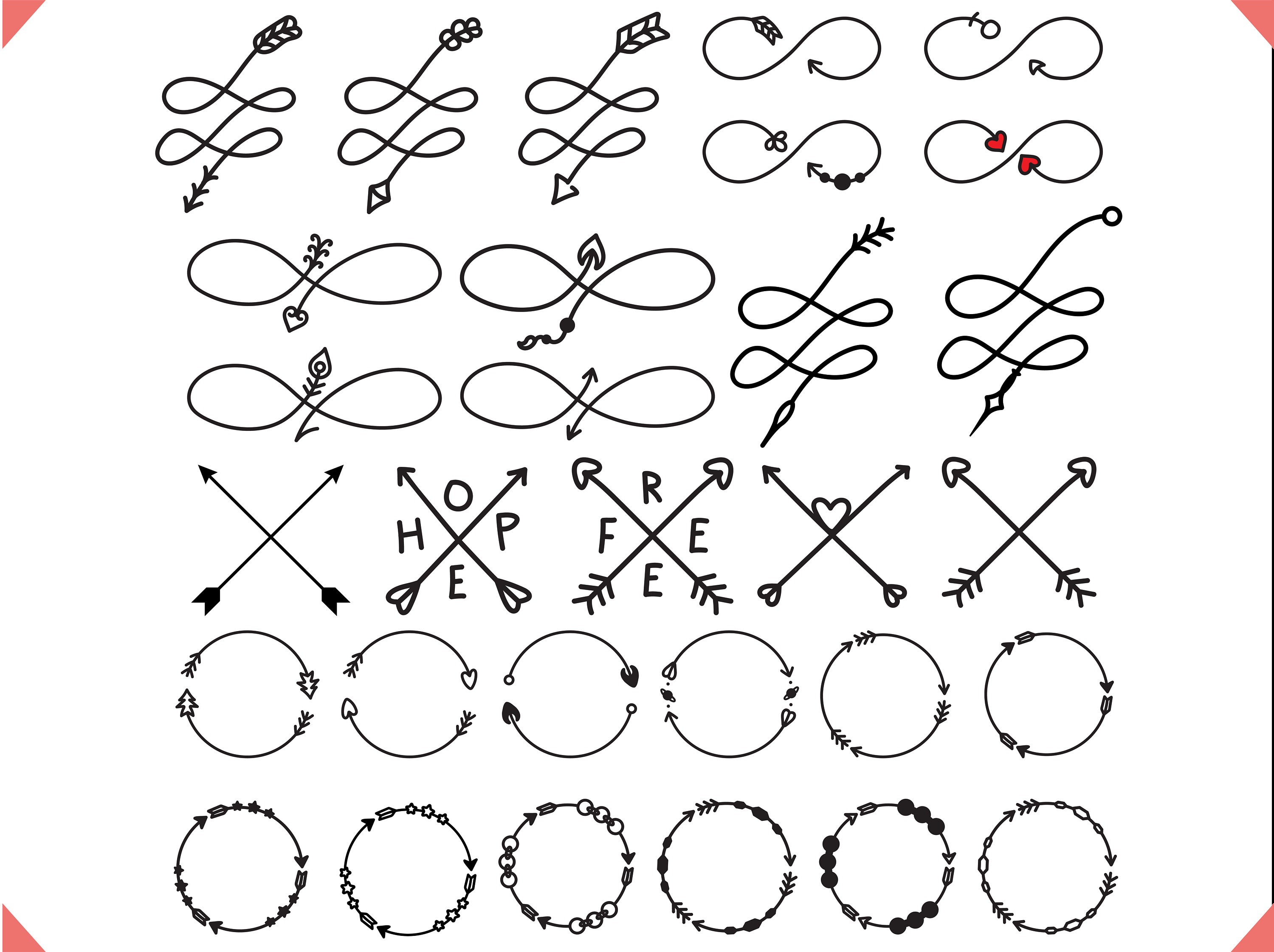 Pfeile SVG Bundle, Bogenschießen Pfeile SVG Bundle, Pfeil SVG, Bogen ...