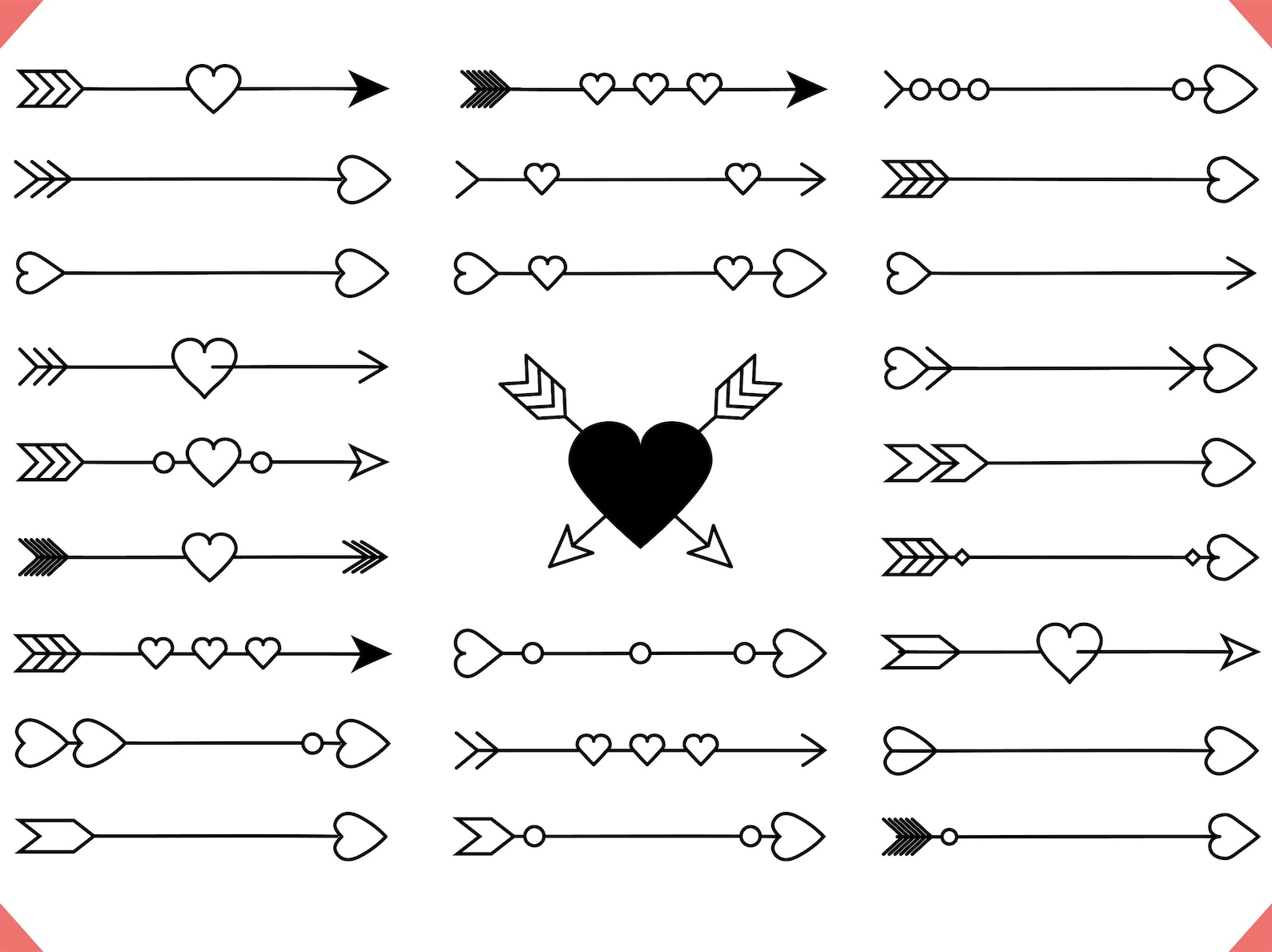 Arrows SVG Bundle, Archery Arrows SVG Bundle, Arrow SVG, Bow Svg, Hand ...