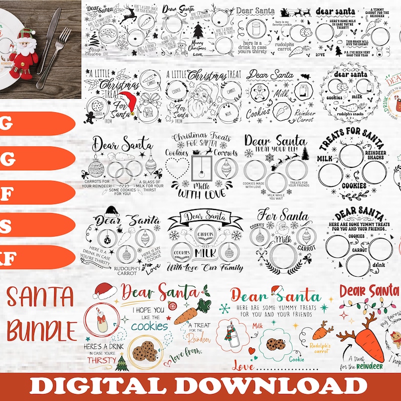 Santa Svg - Etsy