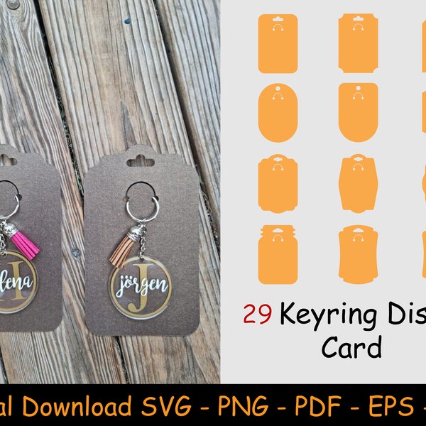 Keyring Tag Template - Etsy