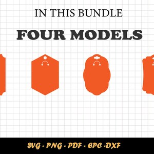 Keyring Display Card Svg Bundle, Keyring Display Card Template ...