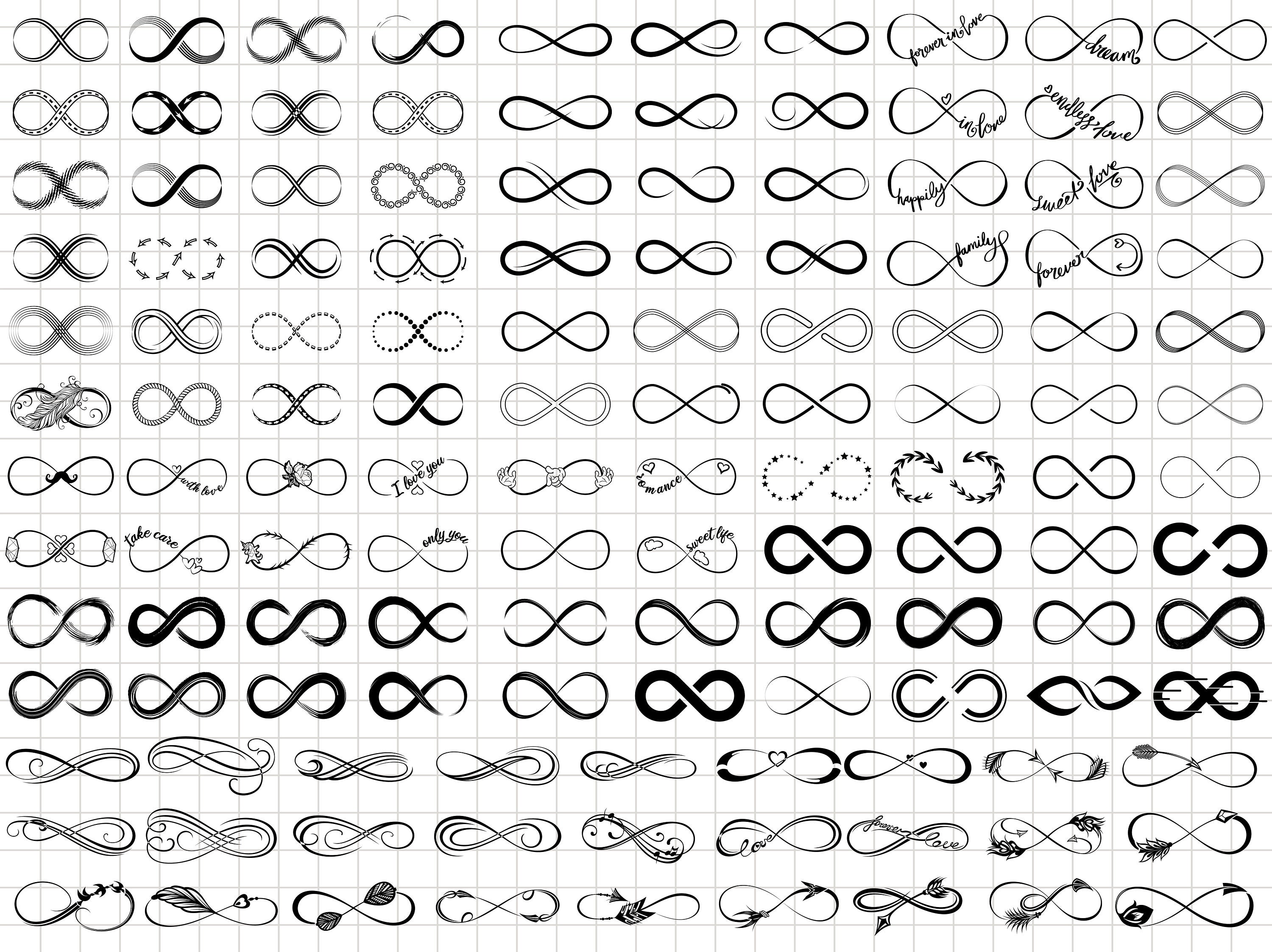 NFINITY SVG BUNDLE, Infinity svg, Infinity Clipart, Infinity Cut Files ...