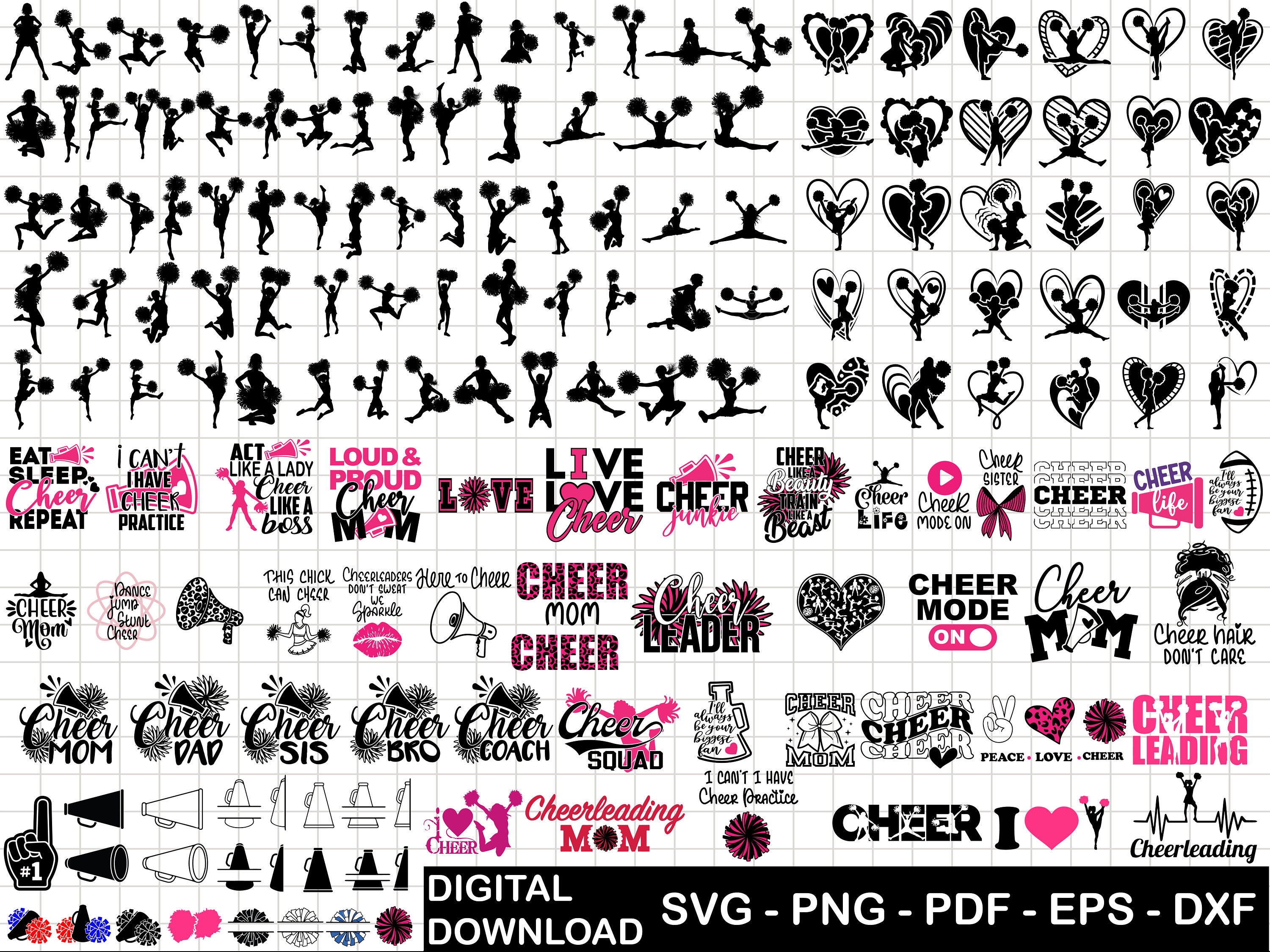 Cheerleader Svg Cheer Svg Cheerleading Svg Cheer Shirt Svg - Etsy Canada