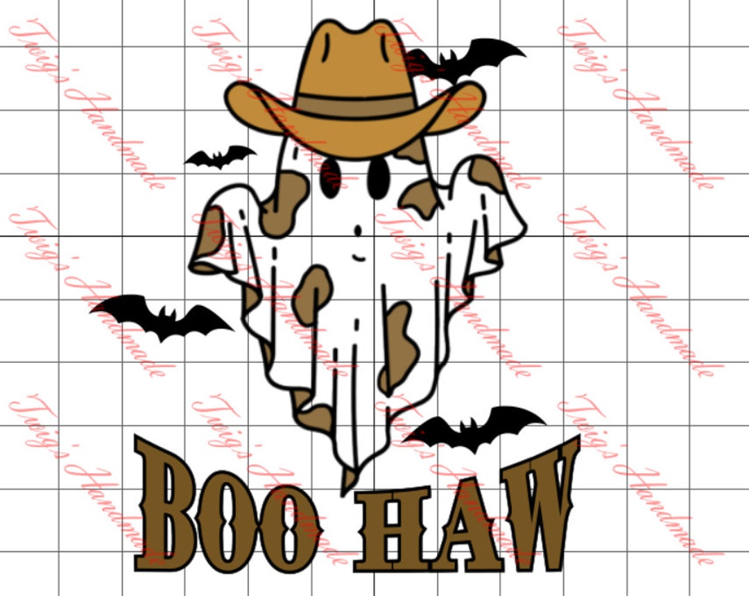Boo Haw Ghost Png Download - Etsy