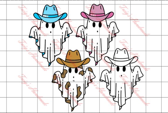 Cowboy Ghost Svg Png Digital Download - Etsy