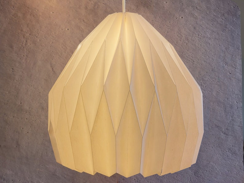 Acorn Origami Large Lampshade - Modern and Minimalist Paper Shade ...